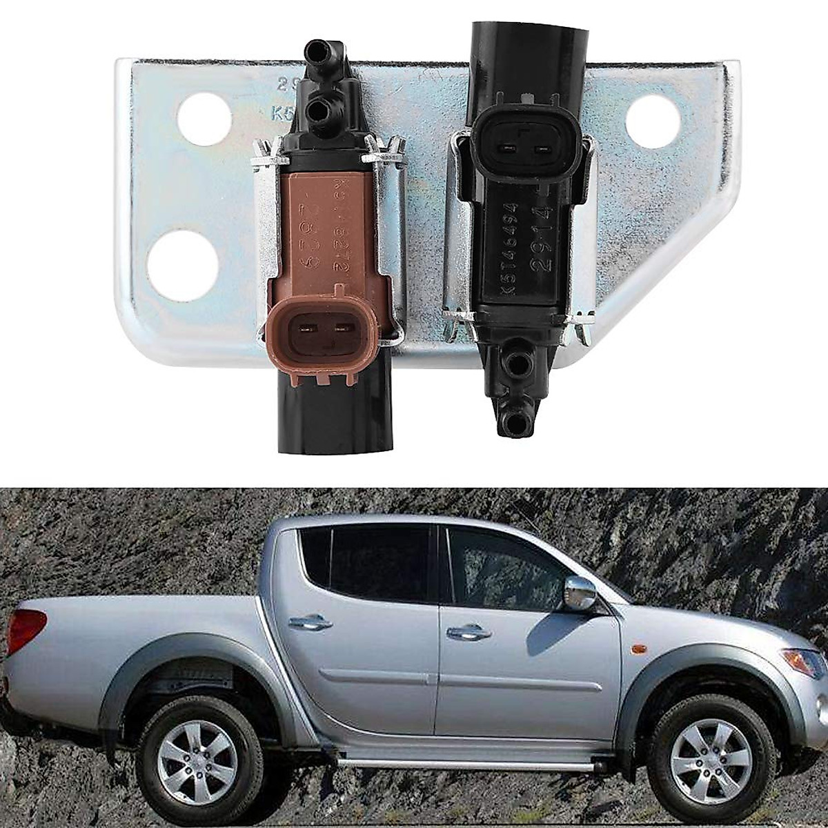 10Pcs K5T46494-Mr577099 - for MITSUBISHI Shogun Triton L200's automotive turbocharged exhaust solenoid valve hub lock vacuum solenoid valve for MITSUBISHI Corporation Triton L200 MR577099 K5T46494