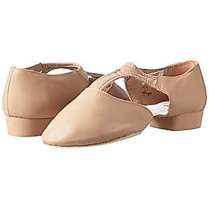 Bloch Women's Elastospllit Grecian Dance Shoe, tan, 10.5 Medium US