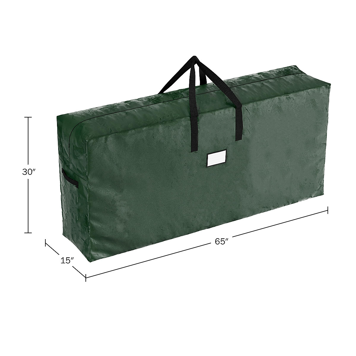 Elf Stor 83-DT5512 Premium Green Christmas Bag Holiday Extra Large for up to 9' Tree Storage, 1 pack x 9 ft