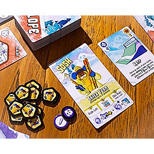 Skull Canyon Ski Fest Board Game - Race Down the Slopes and Conquer the Mountain! Strategy Game for Kids and Adults, Ages 14+, 2-4 Players, 45-90 MInute Playtime, Made by Pandasaurus Games