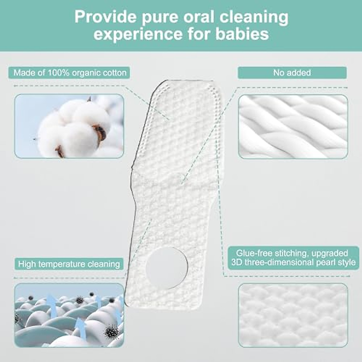 35PCS Finger Cots Baby Mouth Cleaner, Baby Tongue Cleaner Newborn Brushes Teeth With Fingers For 0-36 Months Toddler Care Of Baby Mouth, Baby Finger Toothbrush Cleans Teeth, Wipes Tongue Surface