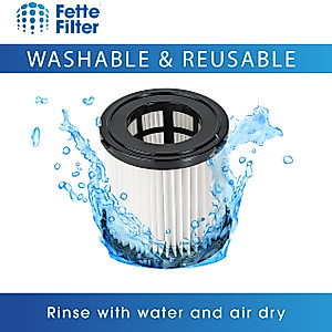 Fette Filter - A32VC05 A32RF08 Replacement Filter Compatible with RYOBI P3240 PCL733 PCL734 18V ONE+ 3 Gal. Wet/Dry Vacuums. Compatible with Hoover ONEPWR BH57105 - Pack of 4