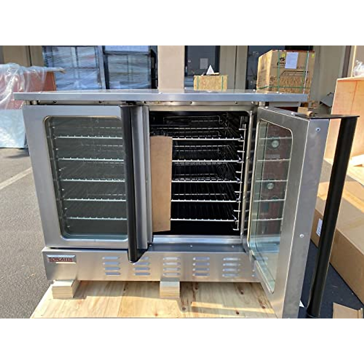 Commercial Convection Oven, 240V Single Phase, 10,000Watt, Single Deck, Four Legs, Restaurant Kitchen Bakery COE1