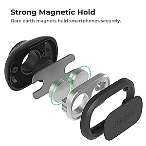 iOttie iTap 2 Magnetic Dashboard Car Mount Holder || Cradle for Samsung Galaxy S22, Google Pixel 7, Motorola Moto G, OnePlus 10, Sony Xperia & Other Android Smartphones
