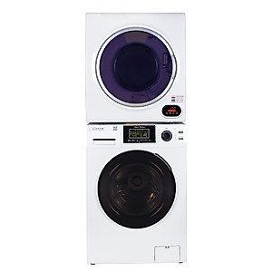Equator Digital Pet 15 lbs Compact 110V Set Sani Washer+Vented 3.5cf Dryer