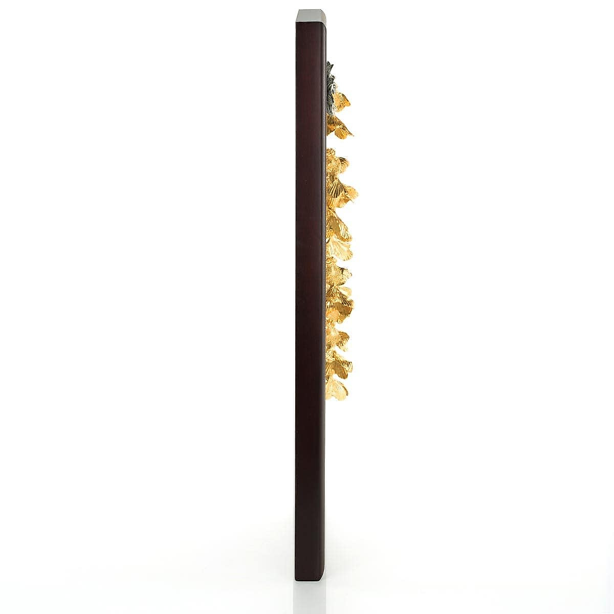 Royal Selangor Hand Finished Oriental Collection Pewter Gilt Goldfish Plaque Gift