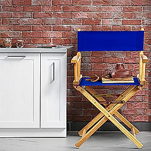 Casual Home Director Chair Canvas, 18.5"W x 16"D, Royal Blue,021-13