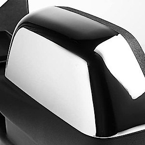 Spec-D Tuning Chrome Power Heated Telescoping Tow Mirrors LED Signal Compatible with Ford F150 2007-2014