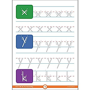 Disney Learning Cars 3 Trace With Me Pre-Handwriting Tracing Books for Kids Ages 3-5, Preschool Shapes and Letter Tracing Wipe Clean Workbook, Dry Erase Handwriting Practice Book for Kids, Pre K +