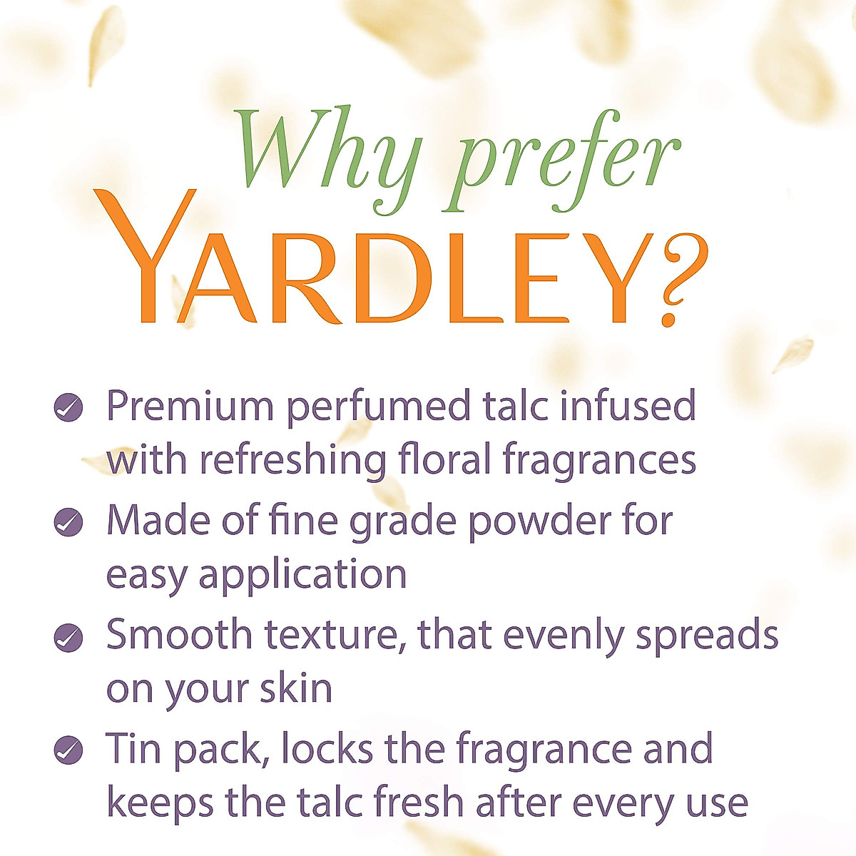 Yardley London Perfumed Talc Sandalwood 100g