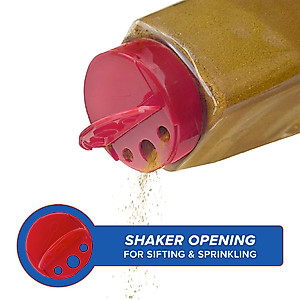 ePackageSupply 32 oz Plastic Spice Jars Bottles Containers are perfect for storing spices, herbs, and powders. Each jar comes with a lined cap, is BPA-free, and proudly made in the USA