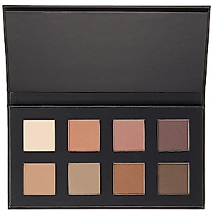 Japonesque Velvet Touch Eyeshadow Palette with 8 Long Lasting Matte Colors, Blendable, and Pigmented