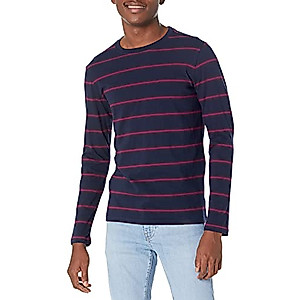 GAP Mens Everyday Soft Long Sleeve T-Shirt T Shirt, Tapestry Navy, Small US