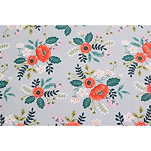 100% Cotton Quilting Fabric Bundles 10 pcs Fat Quarters, Squares Sheets for Patchwork, Sewing, Quilting, Crafting 19.6’’x15.7’’ (50cmx40cm), Green Floral