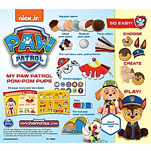 Klutz My PAW Patrol Pom-Pom Pups Jr. Craft Kit Brown/a