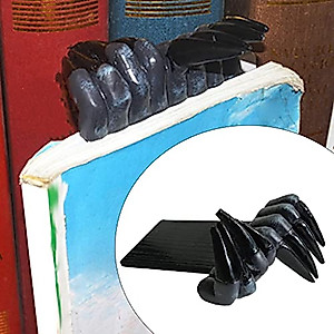 AMLESO Hand Bookmarks Demon Claw Resin Thriller 3D Funny Clip Markers for School Teacher Supplies Party Favors Bookworm