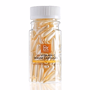 Dr. Wellness Moisturizing, Serum Capsules with Vitamin C, For Glowing, Radiant Skin, 90 Capsules