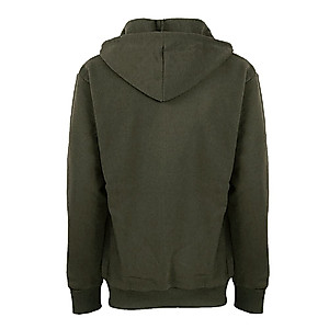 Gary Com Fleece Hoodies for Men Zipper Lightweight Spring Long Sleeve Active Mens Jackets Sports Full Zip Sweatshirts Military Green