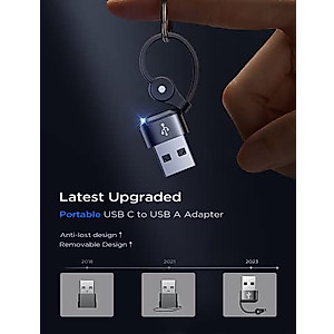 AINOPE USB C to USB C Cable [60W, 6FT] C to C Type Fast Charging Cable with Removable USB C to USB Adapter, Fast Charge USB C Cable for iPad Pro Air Galaxy