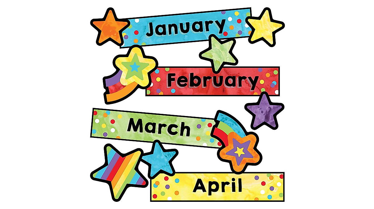 Celebrate Learning Months of the Year Mini Bulletin Board Set - Carson ...