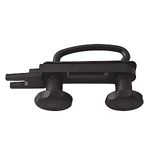 Roof Box U Bracket Mounting Accessories Kit Roof Box U-Bolts Clamps With Locking And Straps 85mm Internal Width Car Roof Luggage Accessories Roof Box Bracket Roof Box U Bracket Universal Roof Box