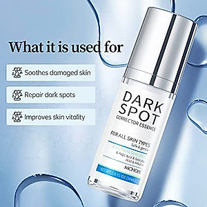 Dark Spot Correction Remover for Face and Body Freckle Lightening Skin Care Vitamin C Dark Spot Removal Corrector Serum for Face Treatment