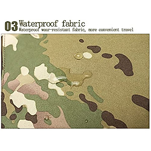 KRAOIKK Personal Flex Bag, Sling Bag Anti-theft Crossbody Shoulder Bag for Men and Women Side Crossbody Backpack Outdoor (Green, Left)