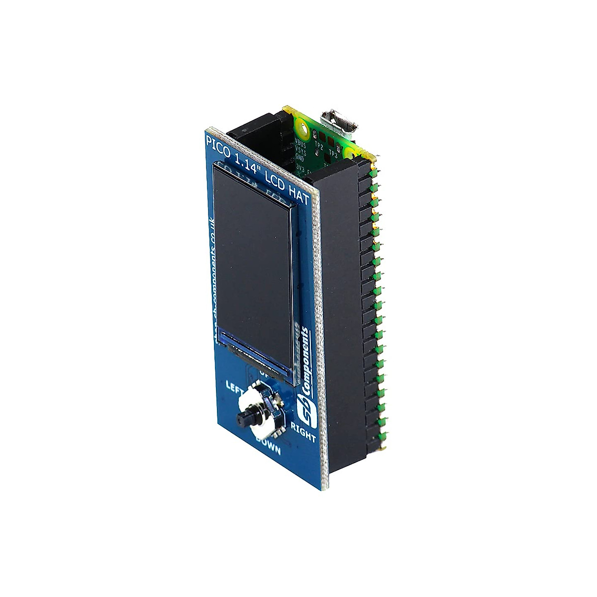 sb components Pico 1.14inch LCD HAT 1.14” Display Board Module for Raspberry Pi Pico