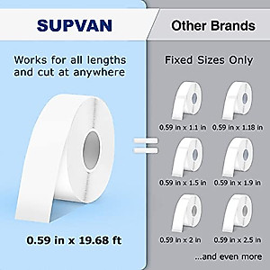 SUPVAN Label Makers E10 Mini Bluetooth Label Printer Wireless Labeler Label Maker Machine with Tape Multiple Templates Available Labelmaker for Office Organization Home Kitchen Storage Green