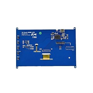 waveshare 10.1inch Resistive Touch Screen LCD Compatible with Raspberry Pi 4B/3B+/3A+/2B/B+/A+/Zero/Zero W/WH/Zero 2W CM3+/4 1024×600 Resolution HDMI IPS Supports Windows