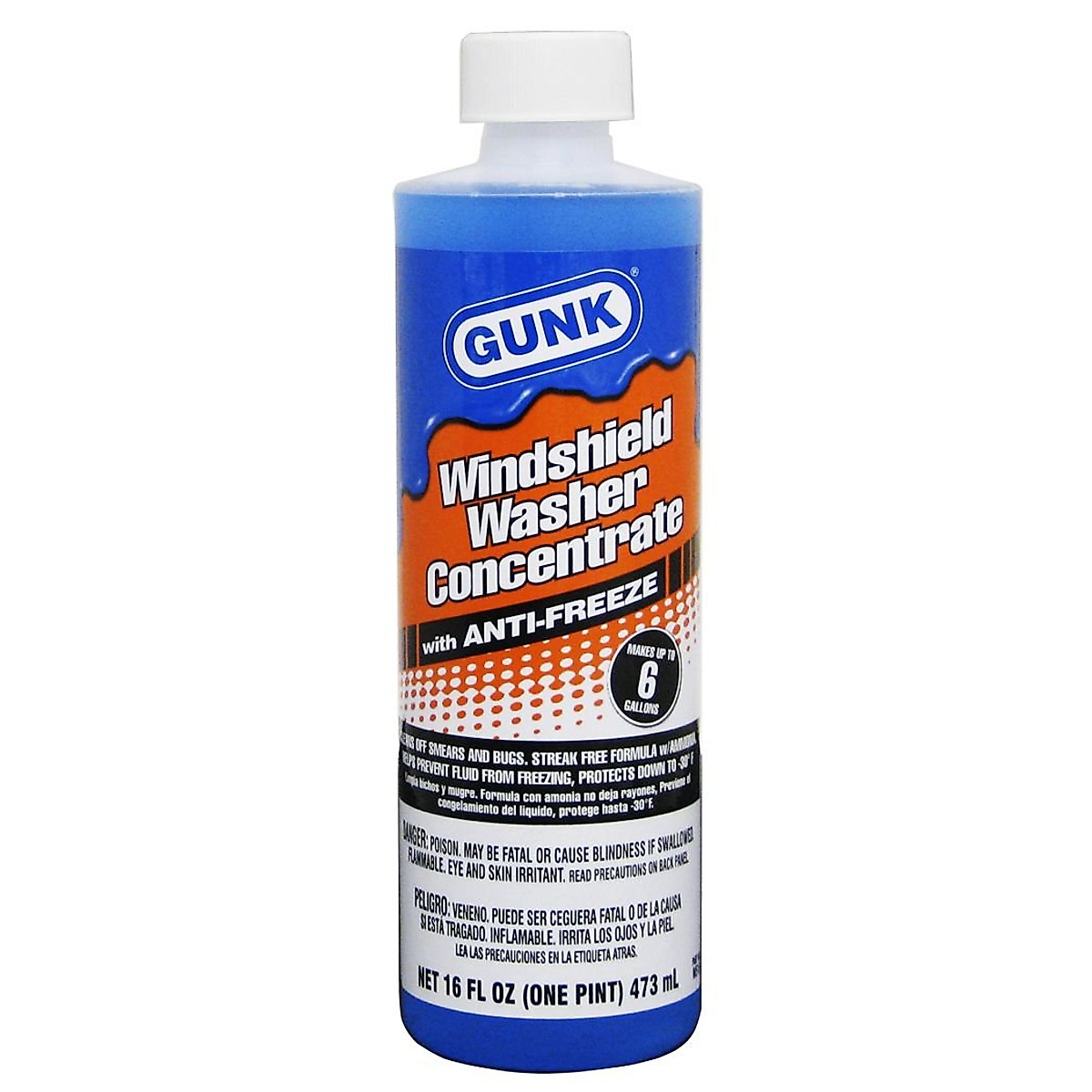 Gunk M516 Windshield Washer Concentrate with Anti-Freeze - 16 fl. oz.