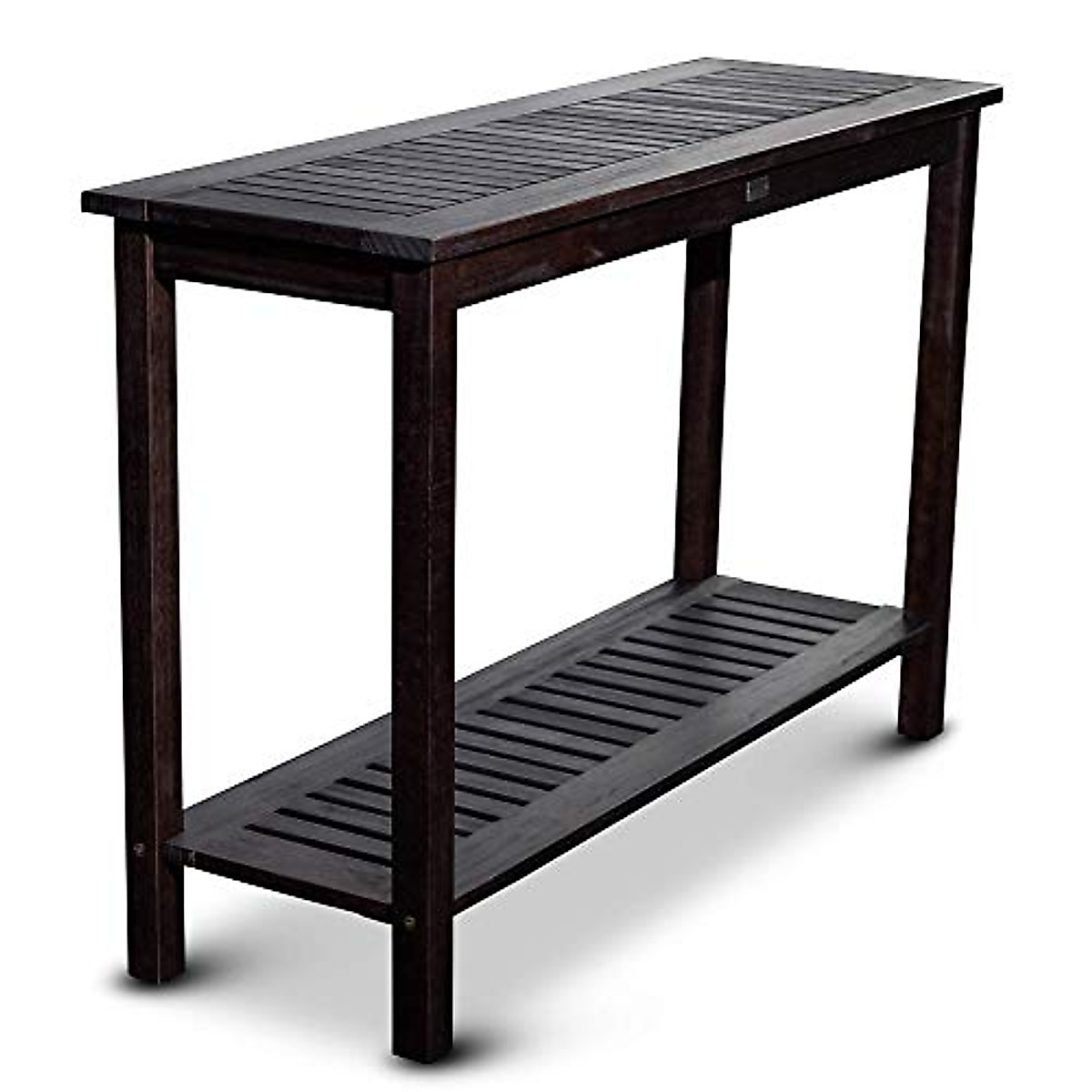 DTY Outdoor Living Longs Peak Eucalyptus Console Table, Espresso