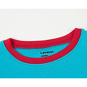 Leveret Fire Truck 2 Piece Pajama Set 100% Cotton 2 Years