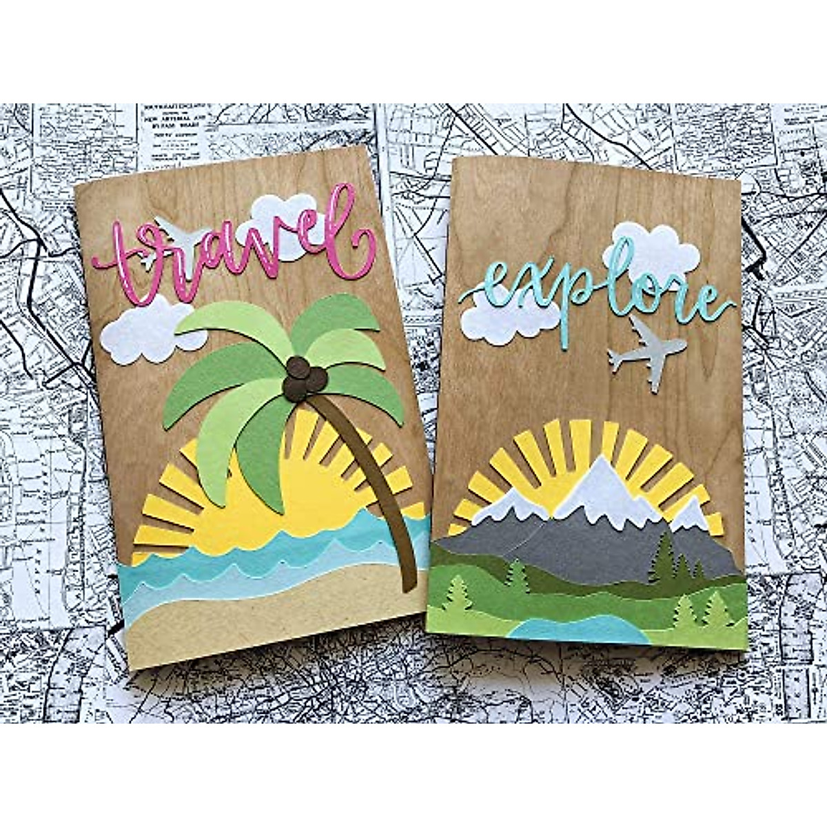 Cardstock Warehouse Wood Veneer Cherry Brown 8.5 x 11" - 12 Pt. Thick Premium Cardstock Paper - 10 Sheets