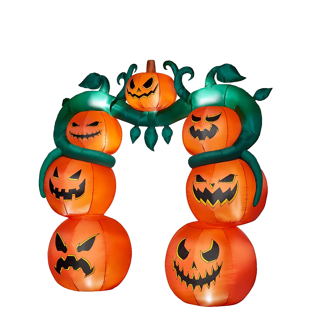Spirit Halloween 9Ft Light-Up Jack-O'-Lantern Inflatable Archway Decoration