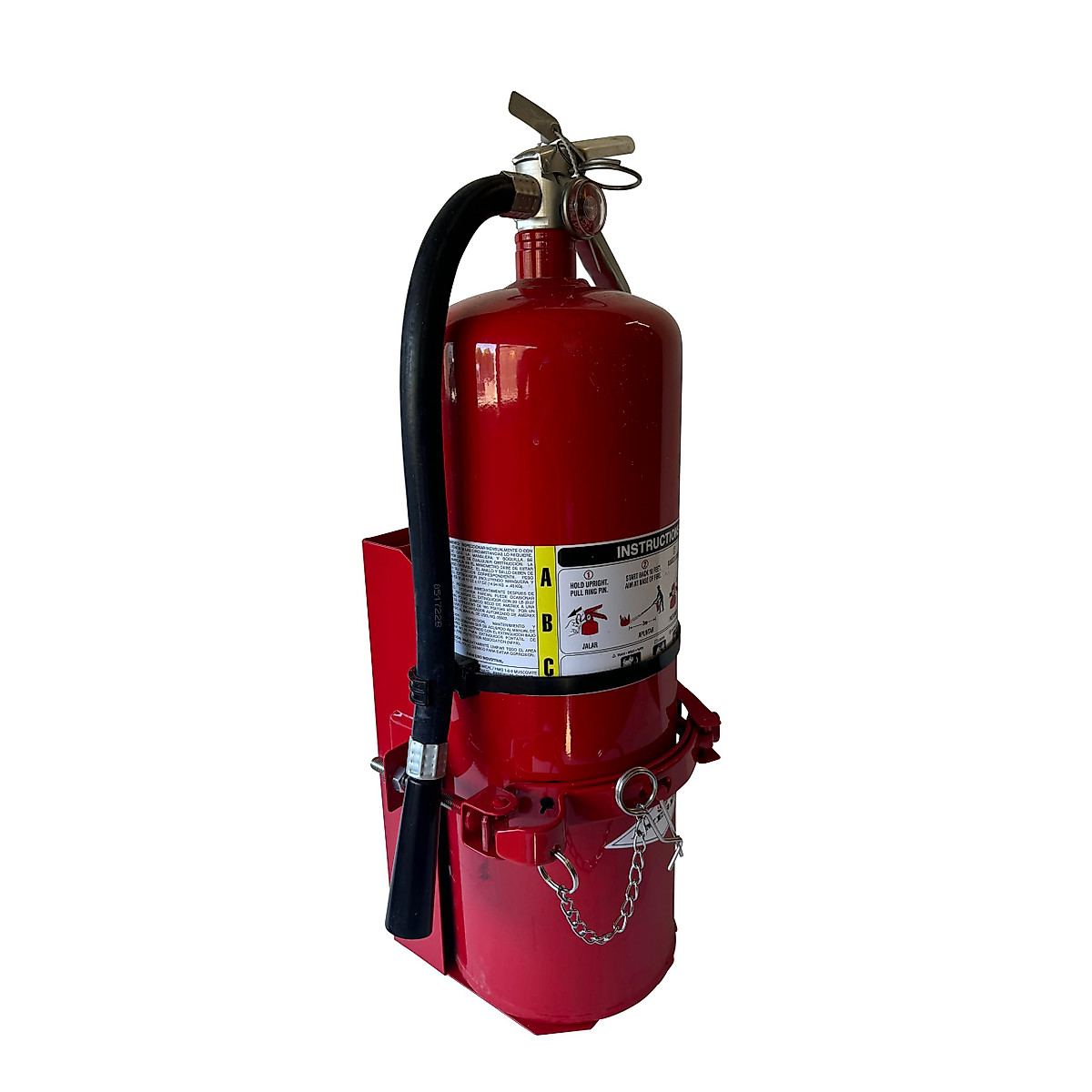 Heavy Duty 20 LB Fire Extinguisher Mount Bracket for Vehicle and Building for 20lb Dry and 10lb Co2 6.9" Diameter, Generic for 810 by amerex - Preece Precision