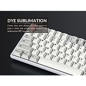 Ranked Dye Sublimation Premium Keycap Set | 1.45 mm Thick PBT | Cherry Profile for Custom Mechanical Keyboard (9009, 169 Keys)