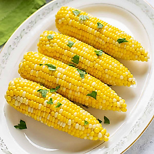 HIC Harold Import Co. HIC Corn Dishes, Glass, Set of 4, 8.5-Inches Clear
