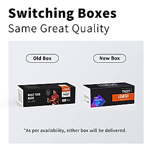 LemeroSuperx TN227 Compatible Toner Cartridge Replacement for Brother TN227 TN-227 TN227BK Work for HL-L3290cdw MFC-L3770cdw HL-L3270cdw MFC-L3750cdw HL-L3210cw (Black Cyan Magenta Yellow, 4 Pack)