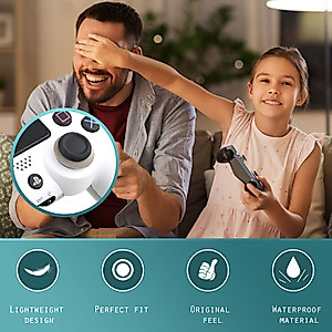 Zonon 18 Pieces Precision Control Ring Aim Assist Precision Target Motion Control Compatible with PS4, PS5, Xbox One, Xbox Series X, Switch Pro and Scuf Controller Grips (6 Hard, 6 Soft and 6 Easy)