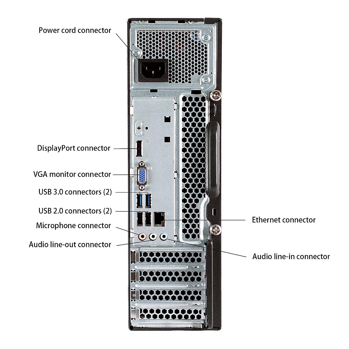 Lenovo ThinkCentre E73 Small Form Factor Desktop PC, Intel Core i3 4130 3.4GHz, 8G DDR3, 256G SSD, WiFi, BT 4.0, DVD, Windows 10 64-Multi-Language Support English/Spanish/French(Renewed)
