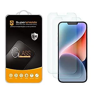 Supershieldz (2 Pack) Anti Glare (Matte) Screen Protector Designed for iPhone 14 Plus/iPhone 13 Pro Max (6.7 inch) [Tempered Glass] 0.33mm, Anti Fingerprint, Anti Scratch, Bubble Free