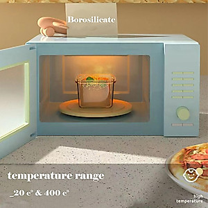 S.ROKE TTAN 6 Pack Glass Food Containers with Lids, 5 oz Food Jars Small Food Storage Containers for Snacks, Dips, and Meal Prep, Airtight, Leakproof Microwave & Dishwasher Safe