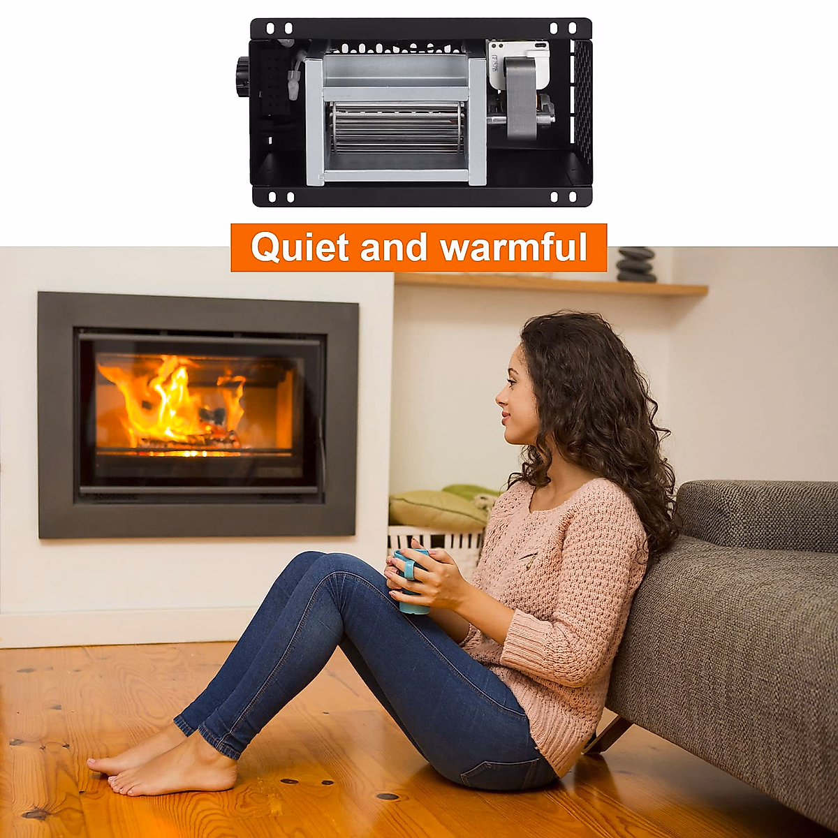 S31105 Speed Variable Fireplace Blower Fan 110V ~ 120V for GHP Group, Majestic Dutchwest Windsor, Monessen, Majestic (MHSC Brands), CFM US Century Plate Steel Freestanding Wood Stove Fireplace