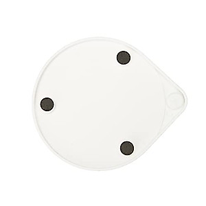 Small Jewelry Organizer, Ring Earrings Necklace Bracelet Bangle Watch Jewelry Storage Box for Women, 4-Layer Rotating Travel Jewelry Tray Case with Lid (White)