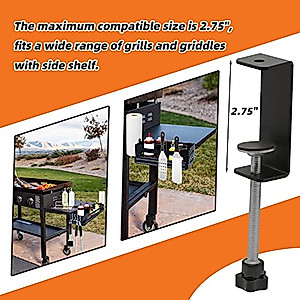 Griddle Caddy for Blackstone 28"/36" Griddles, Grill Accessories Space Saving, Stainless Steel Grill Caddy BBQ Accessories Organizer Storage with Magnetic Tool Holder & Paper Towel Holder