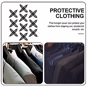 Garneck 40 pcs Non Slip clothing hangers sponge cover cloth hangers foam cover non slip clothes hangers Hanger Grips Cover