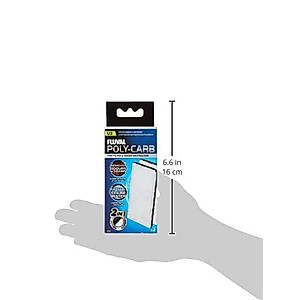 Fluval U2 Poly-Carb Cartridge, Replacement Underwater Aquarium Filter Media, 2-Pack, A490