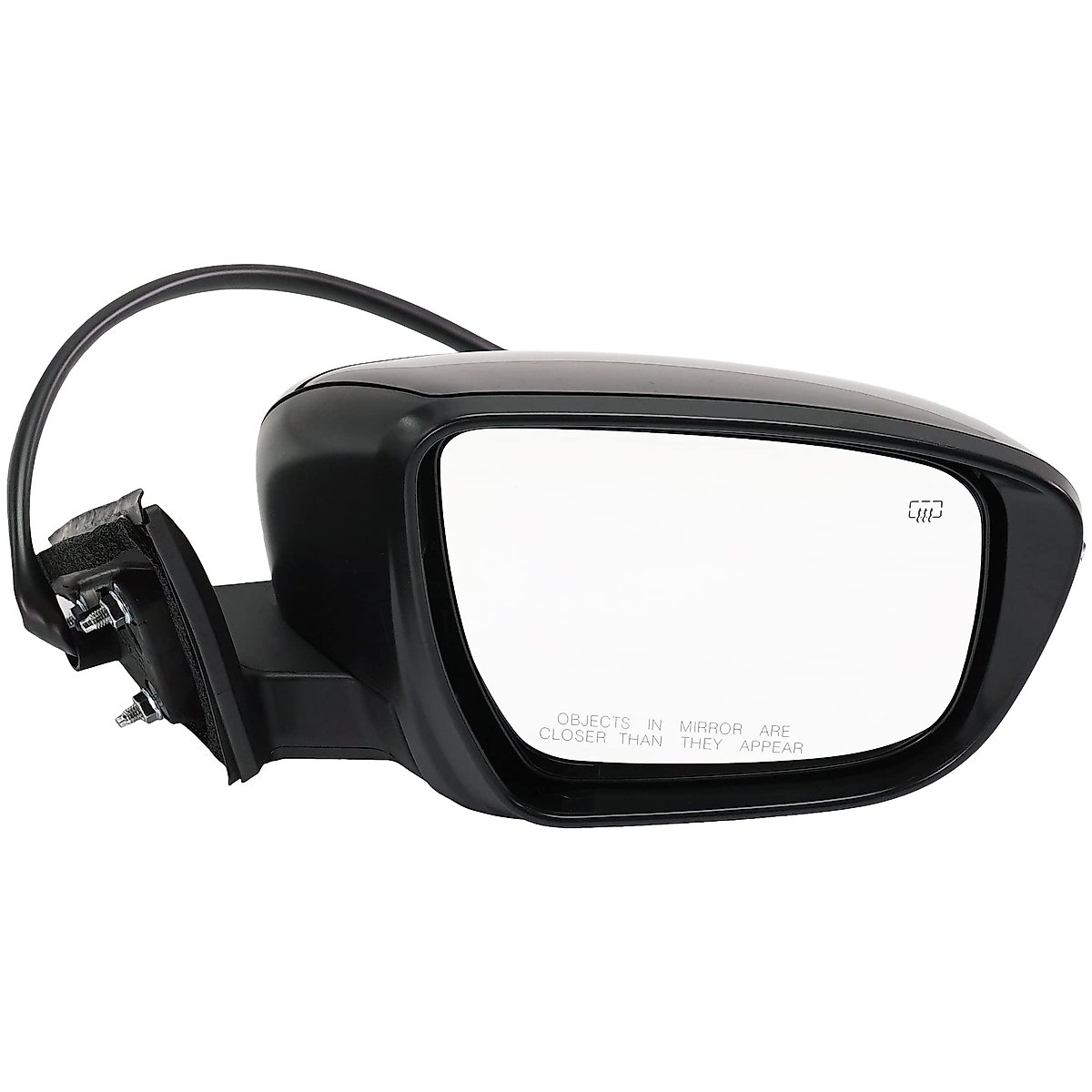Kool Vue Passenger Side Power Heated Mirror for Nissan Rogue 2016-2017 With Signal Light Paintable
