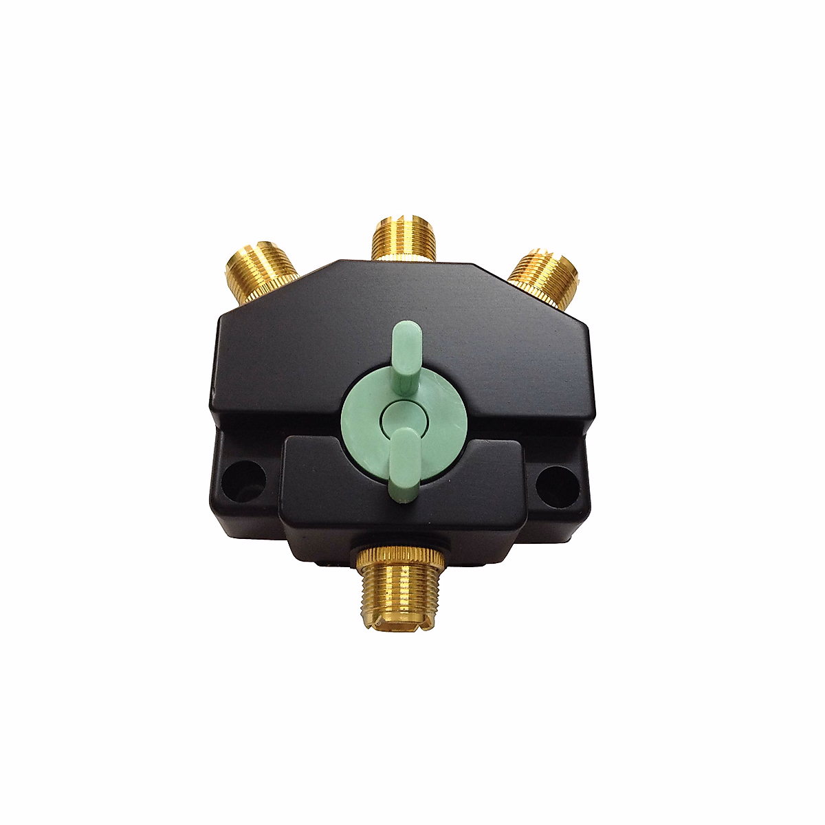 Anteenna TW-103 3 Position Coaxial Switch for 144/440MHz HAM CB or HF/VHF/UHF Radio UHF Female (SO-239) Connector Plated Golden